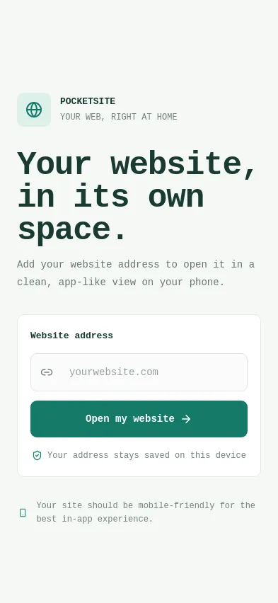 Web2App Launcher
