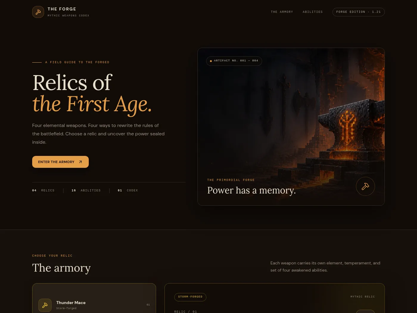 Mythic Weapons Forge Mod