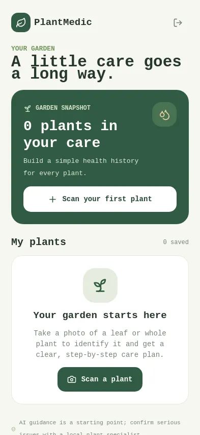 PlantMedic AI App