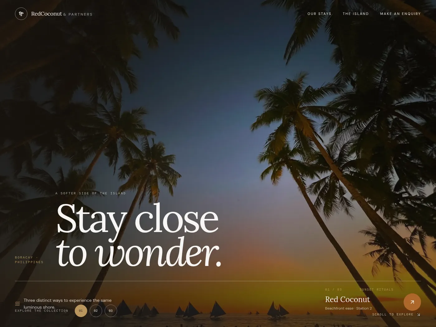 RedCoconut & Partners Landing