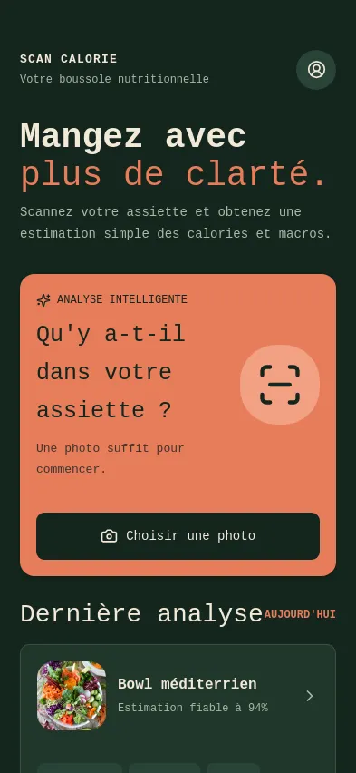 ScanCalorie Tracker