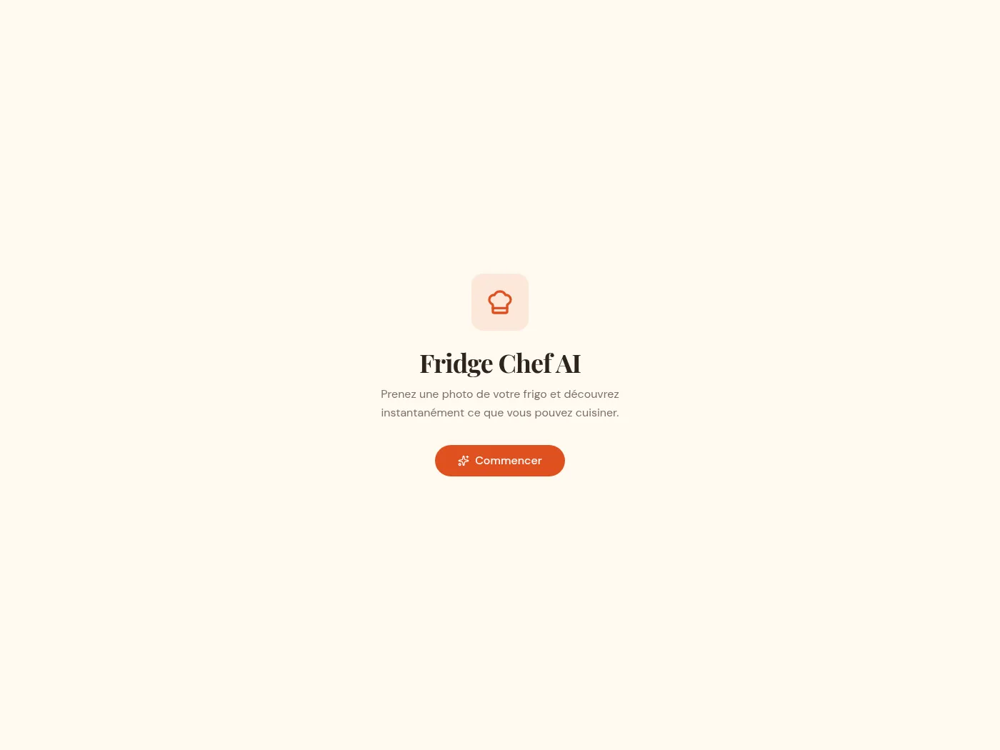 Fridge Chef AI