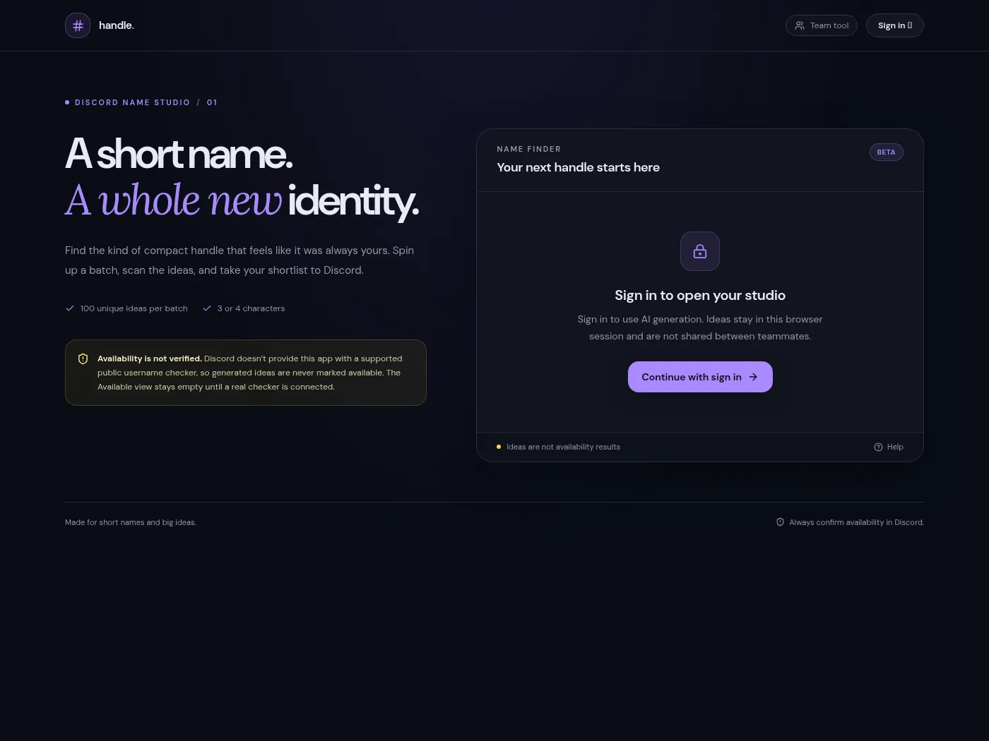 Discord Name Genius