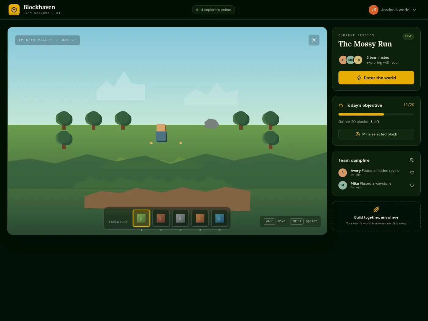 Minecraft Web Sandbox
