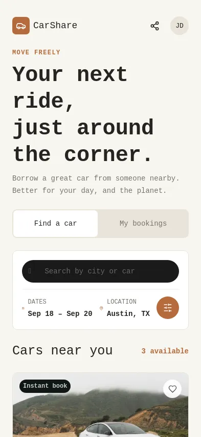 CarShare Connect