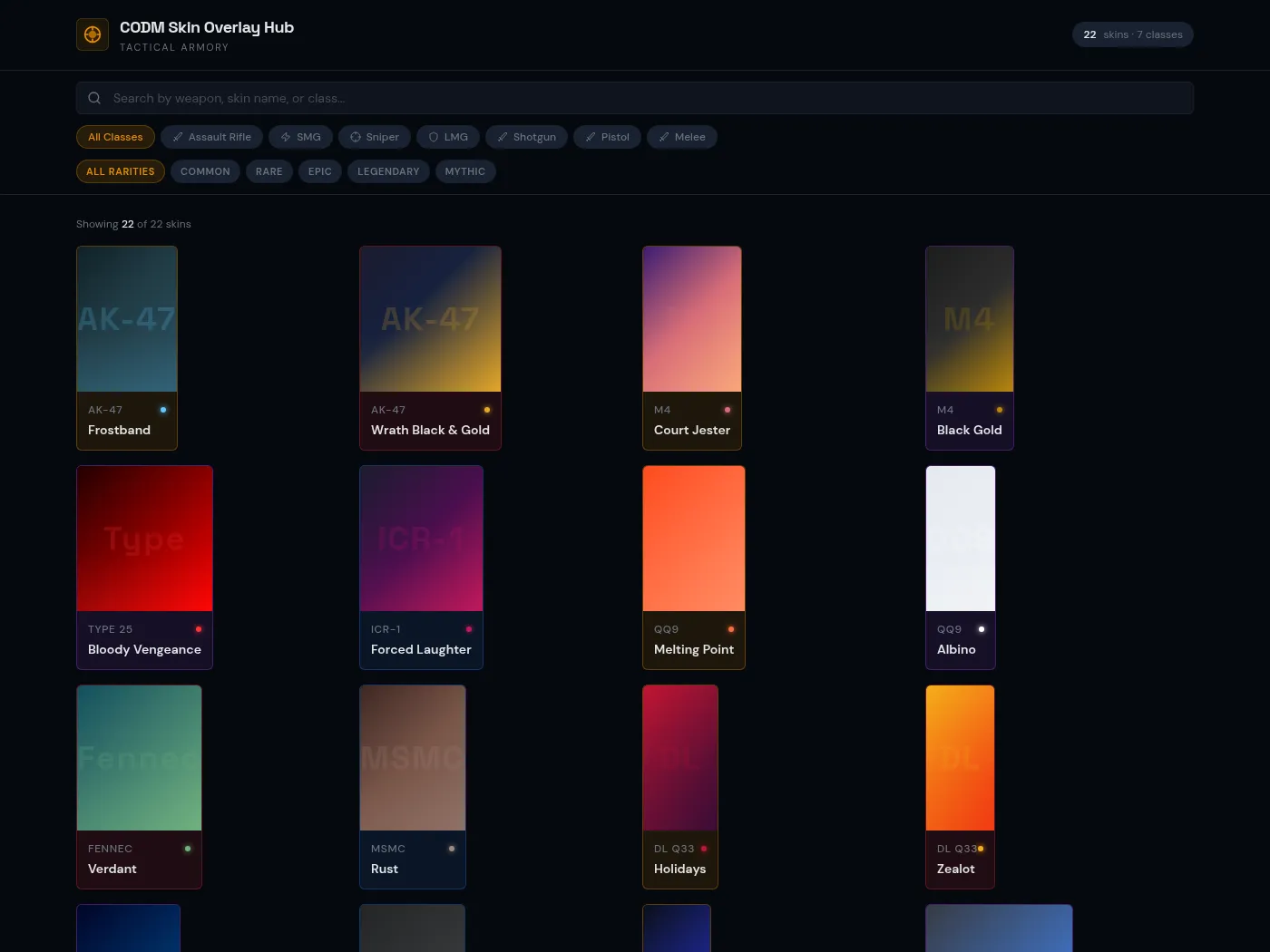 CODM Skin Overlay Hub