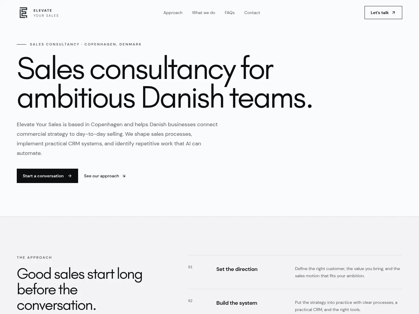 Elevate Your Sales Site