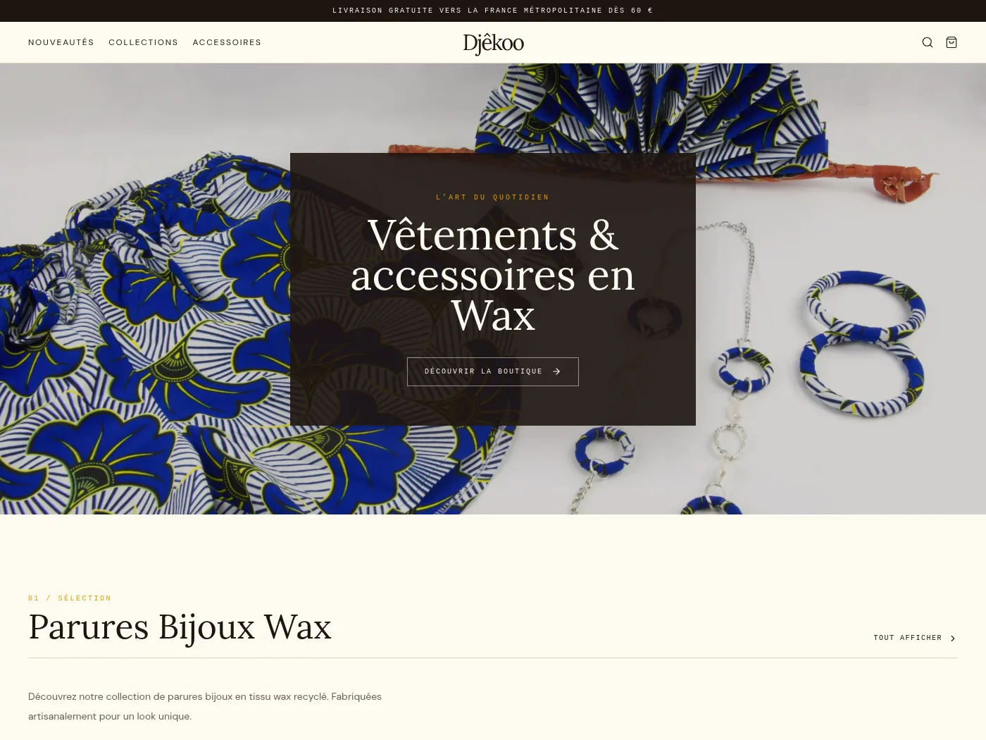 Djekoowax Promo Site