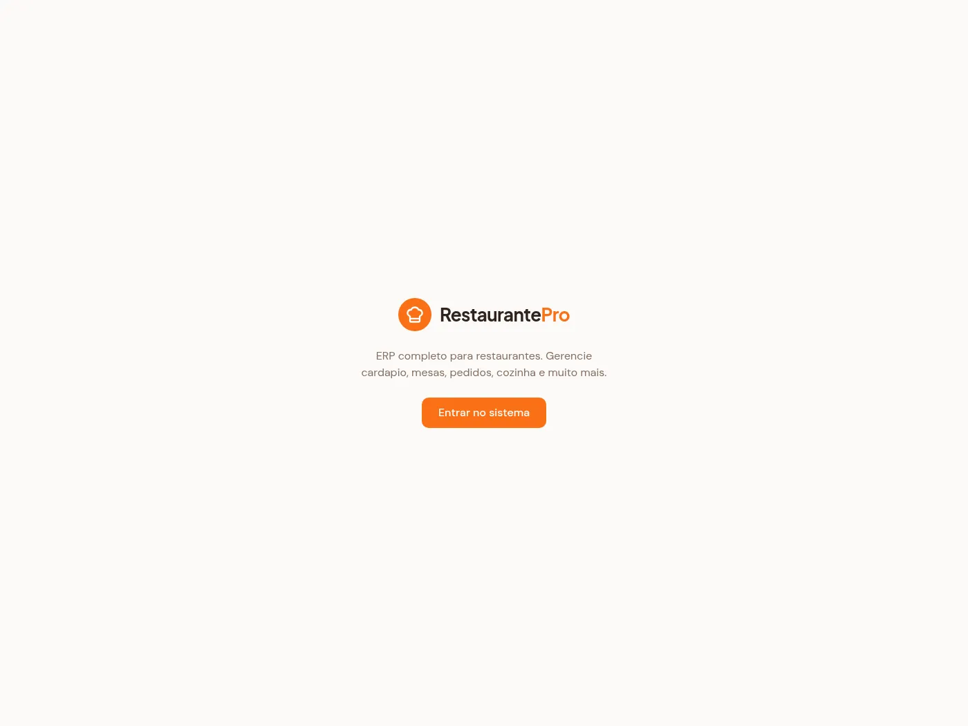 RestaurantePro ERP Suite