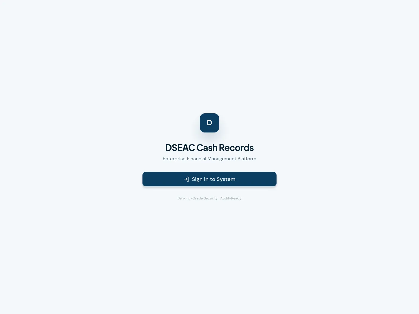 DSEAC Cash Records