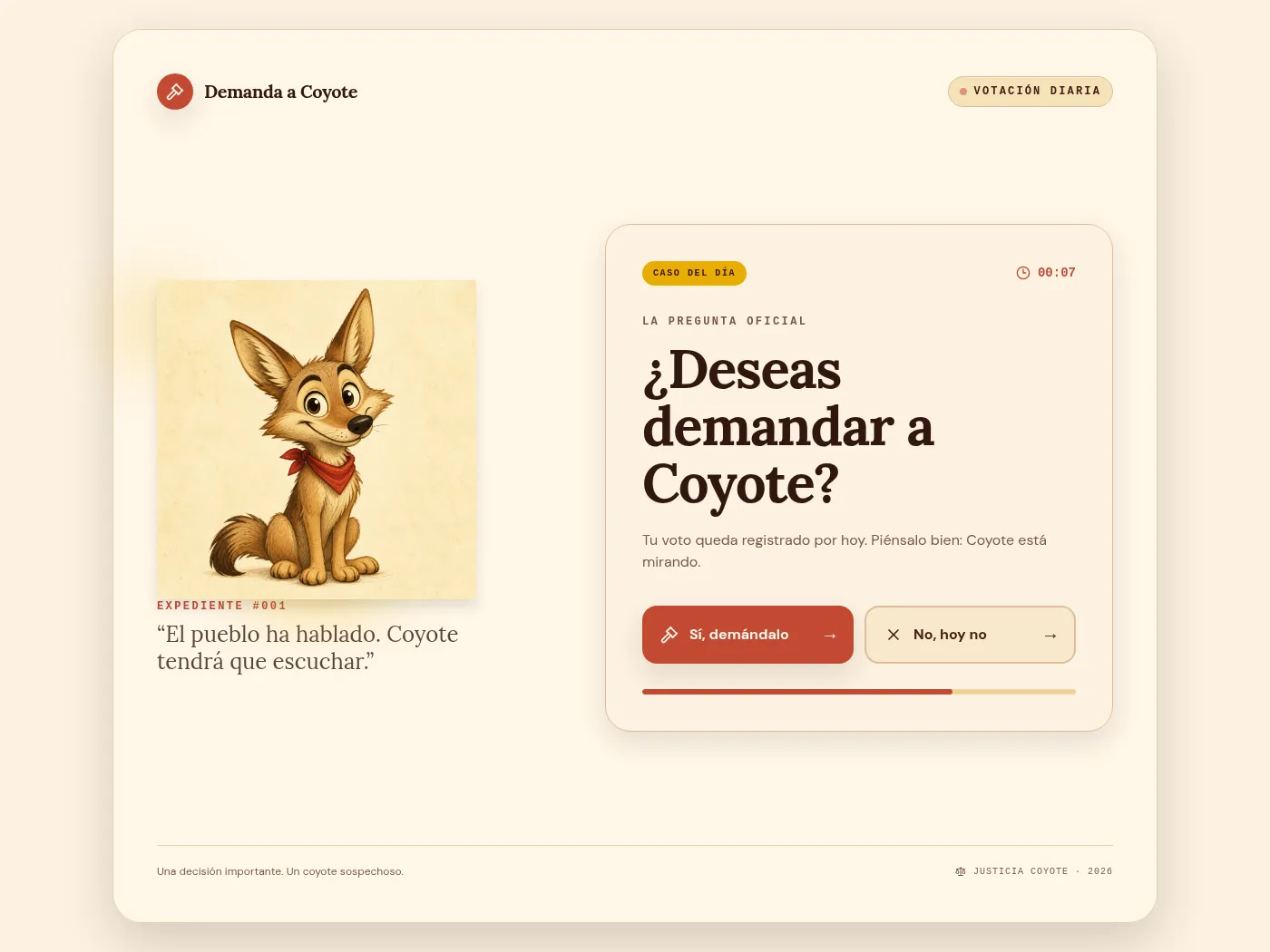 Demanda a Coyote