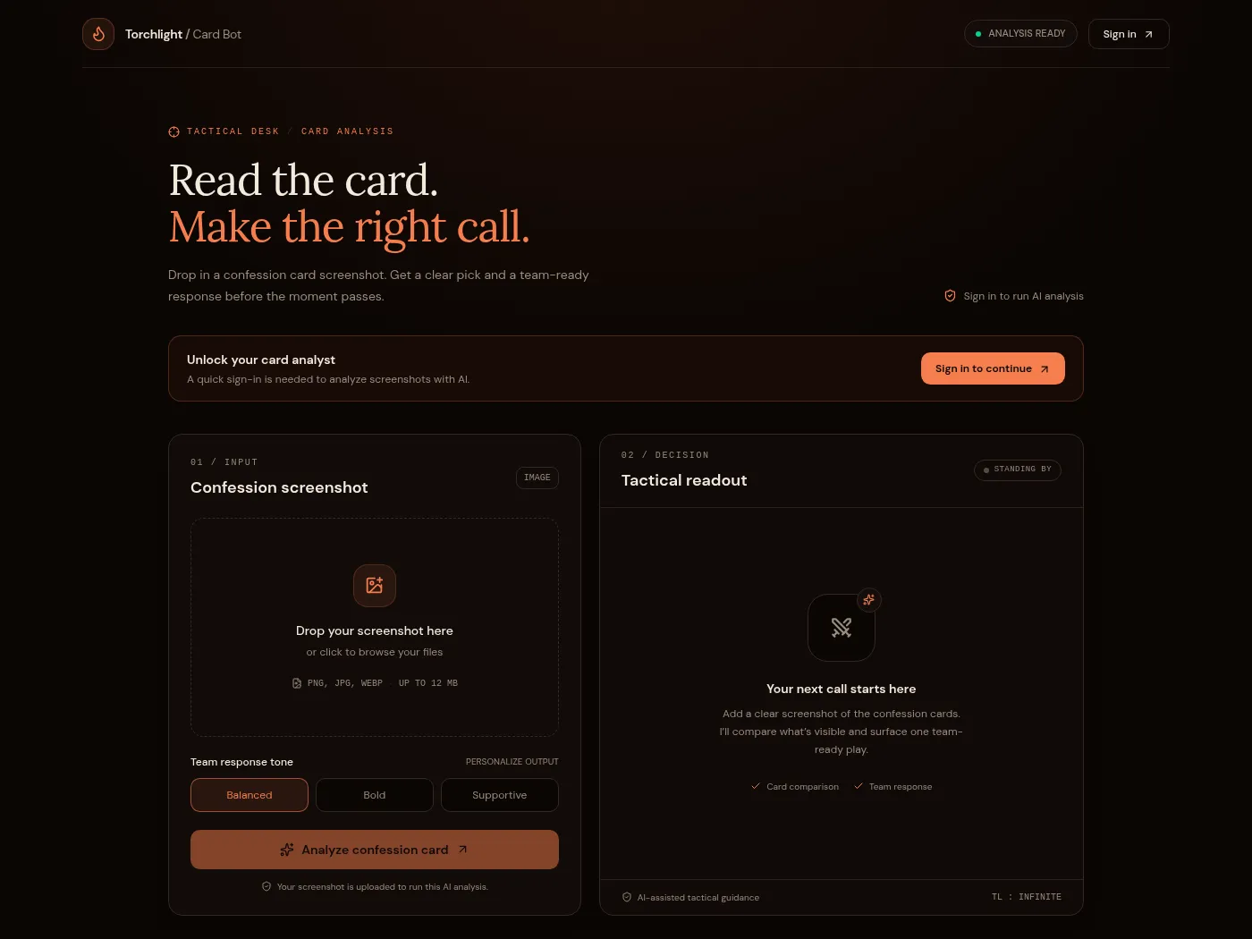 Torchlight Card Bot