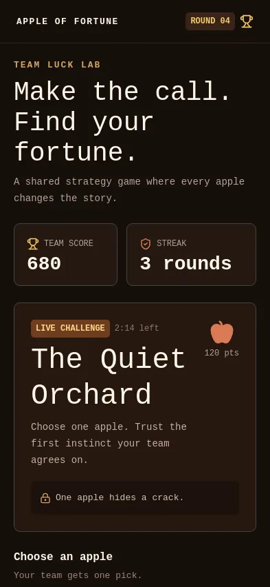 Apple of Fortune AI