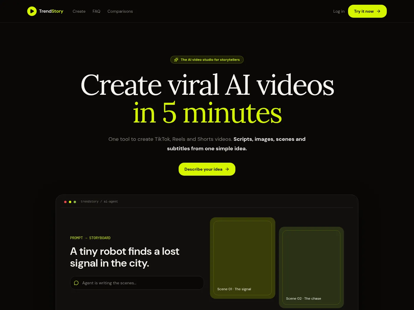 TrendStory AI Analyzer