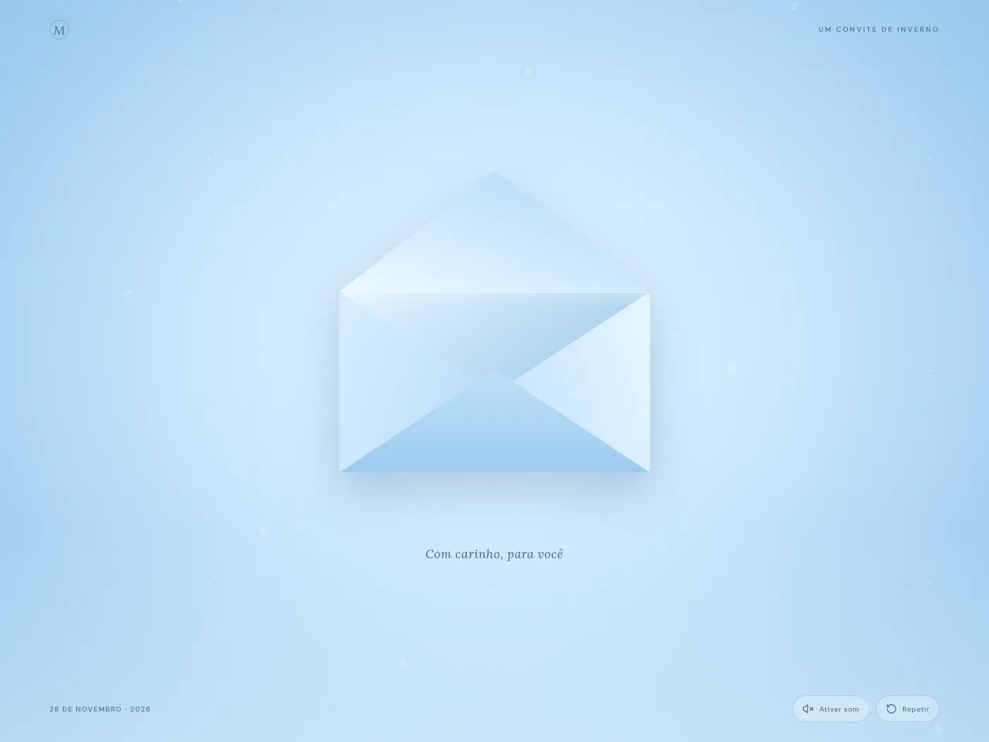 Frosted Invite Reveal