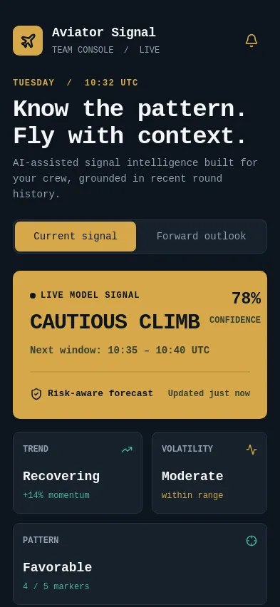 Aviator Signal Predictor