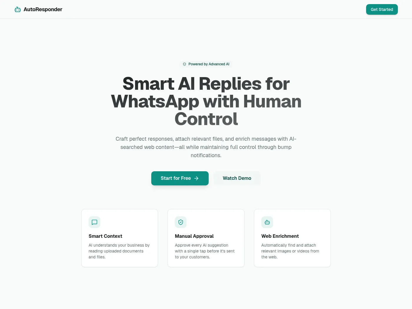 AI WhatsApp AutoResponder