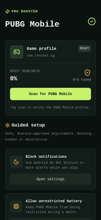 PUBG Pro Booster
