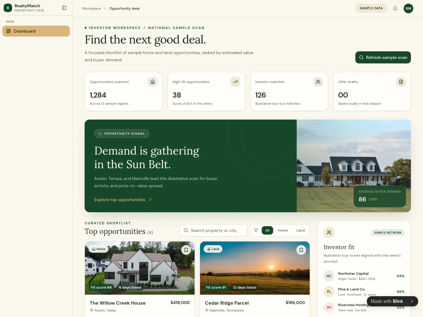 RealtyMatch Automation Hub