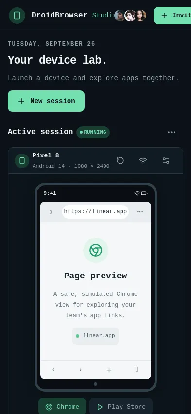 DroidBrowser Studio