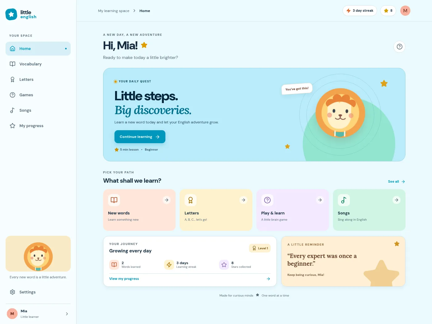 Kids English Learning App