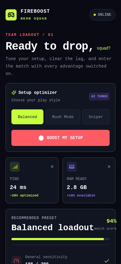 FireBoost Neon