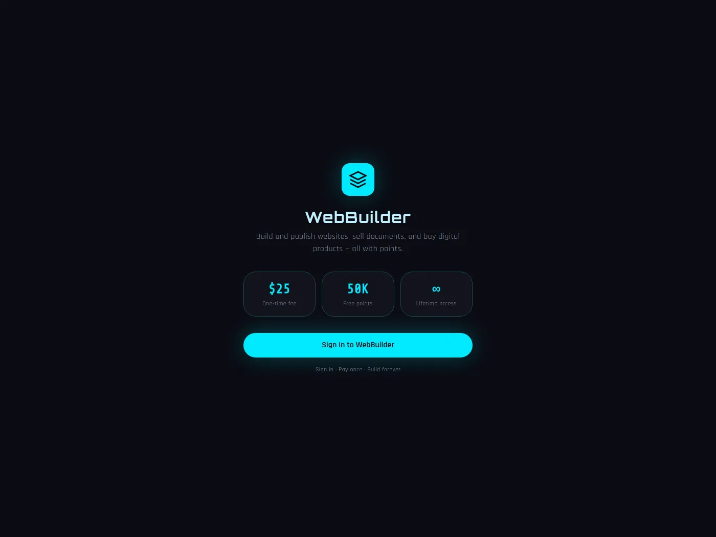 Point-Based Web Builder