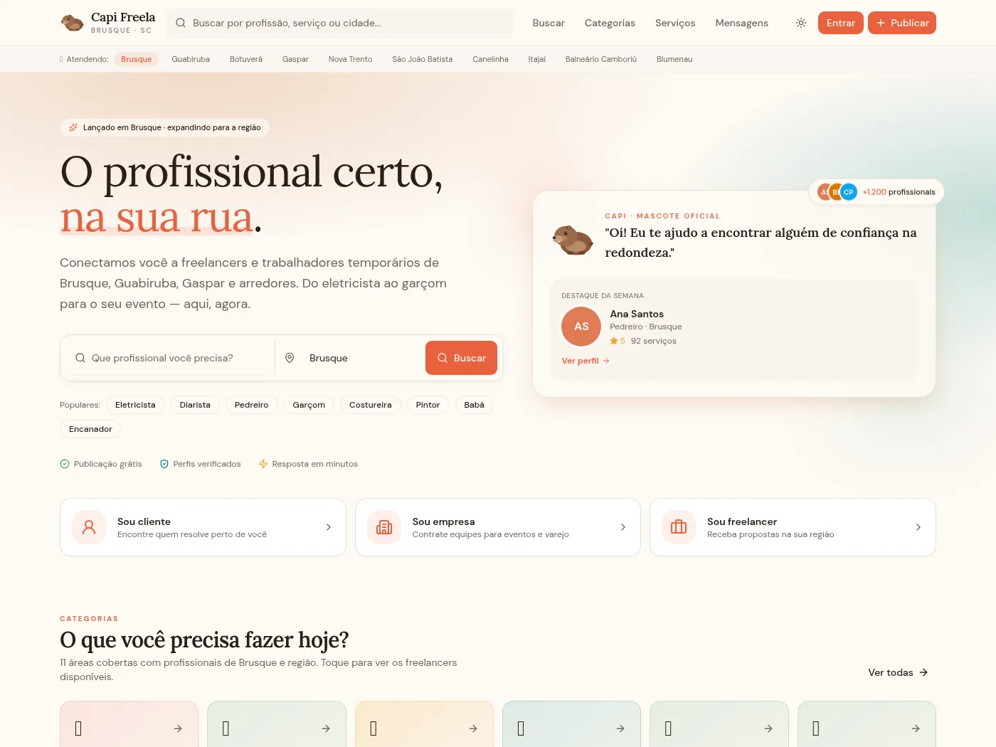 Capi Freela Marketplace