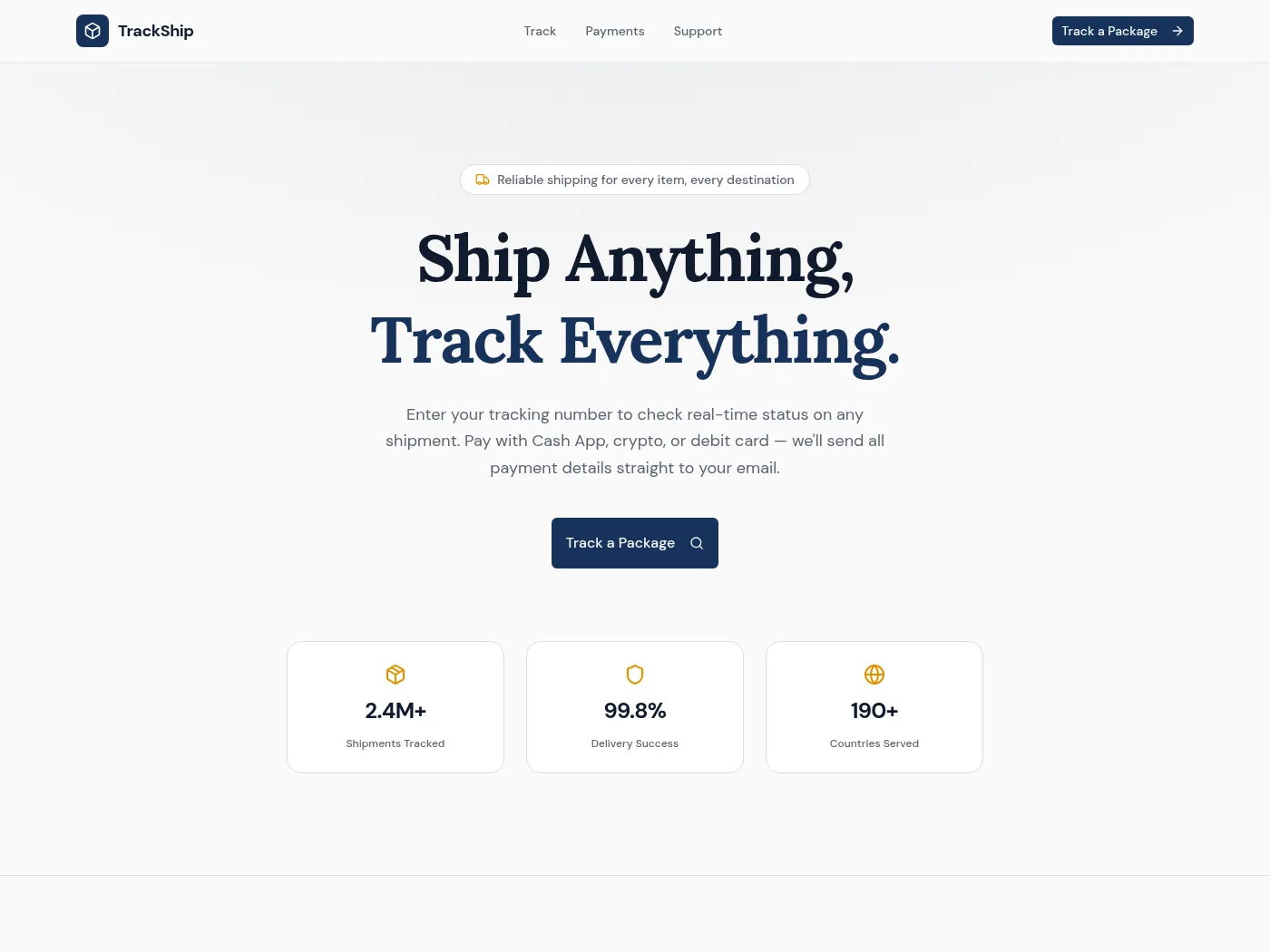 TrackShip Portal