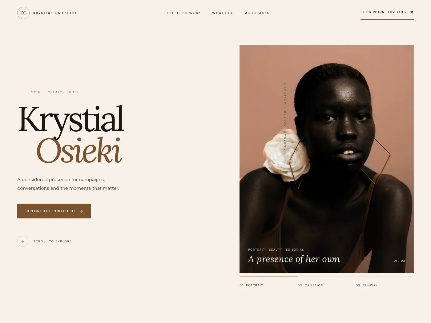 Krystial Osieki.co Landing