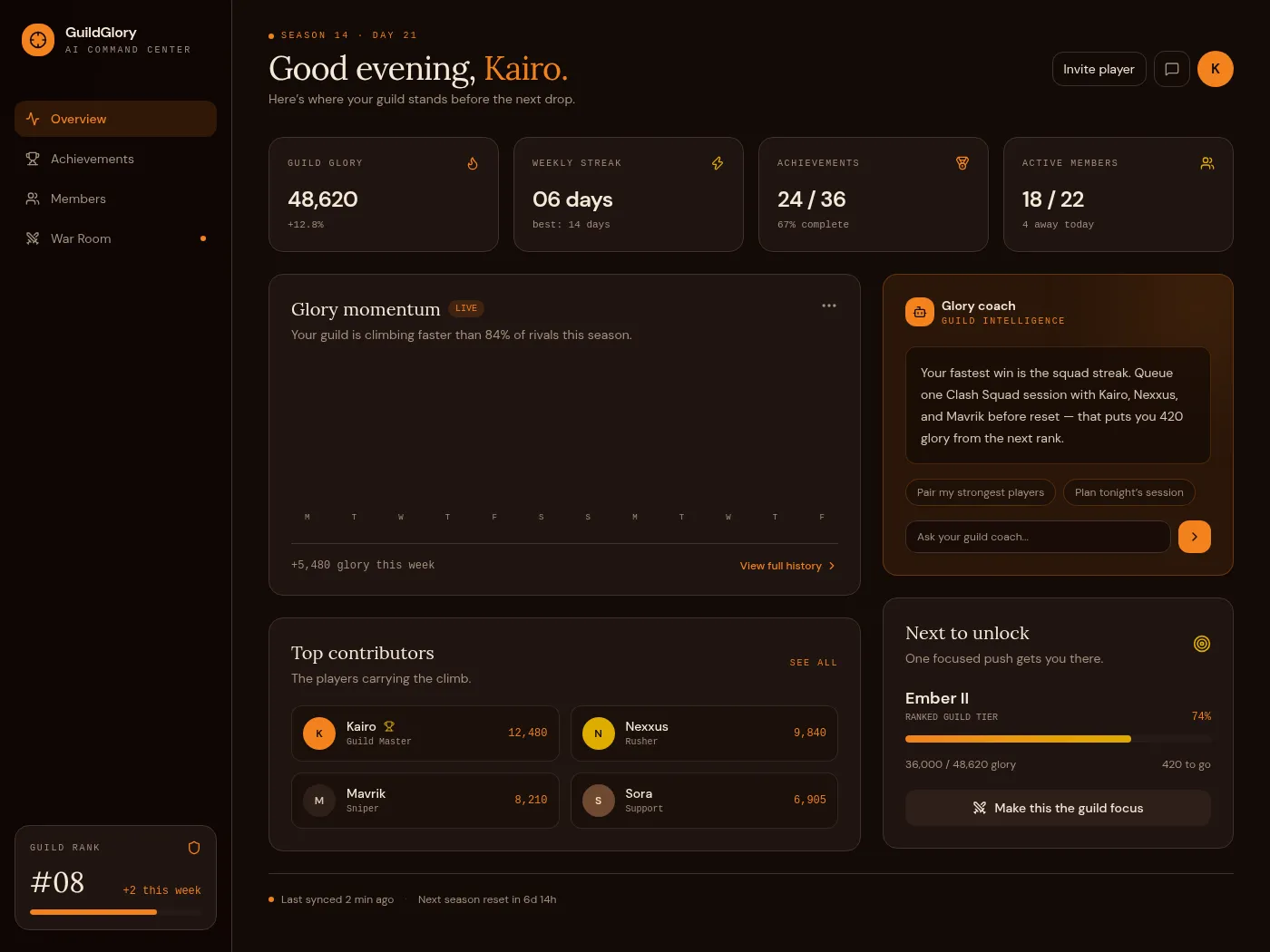 GuildGlory AI Bot