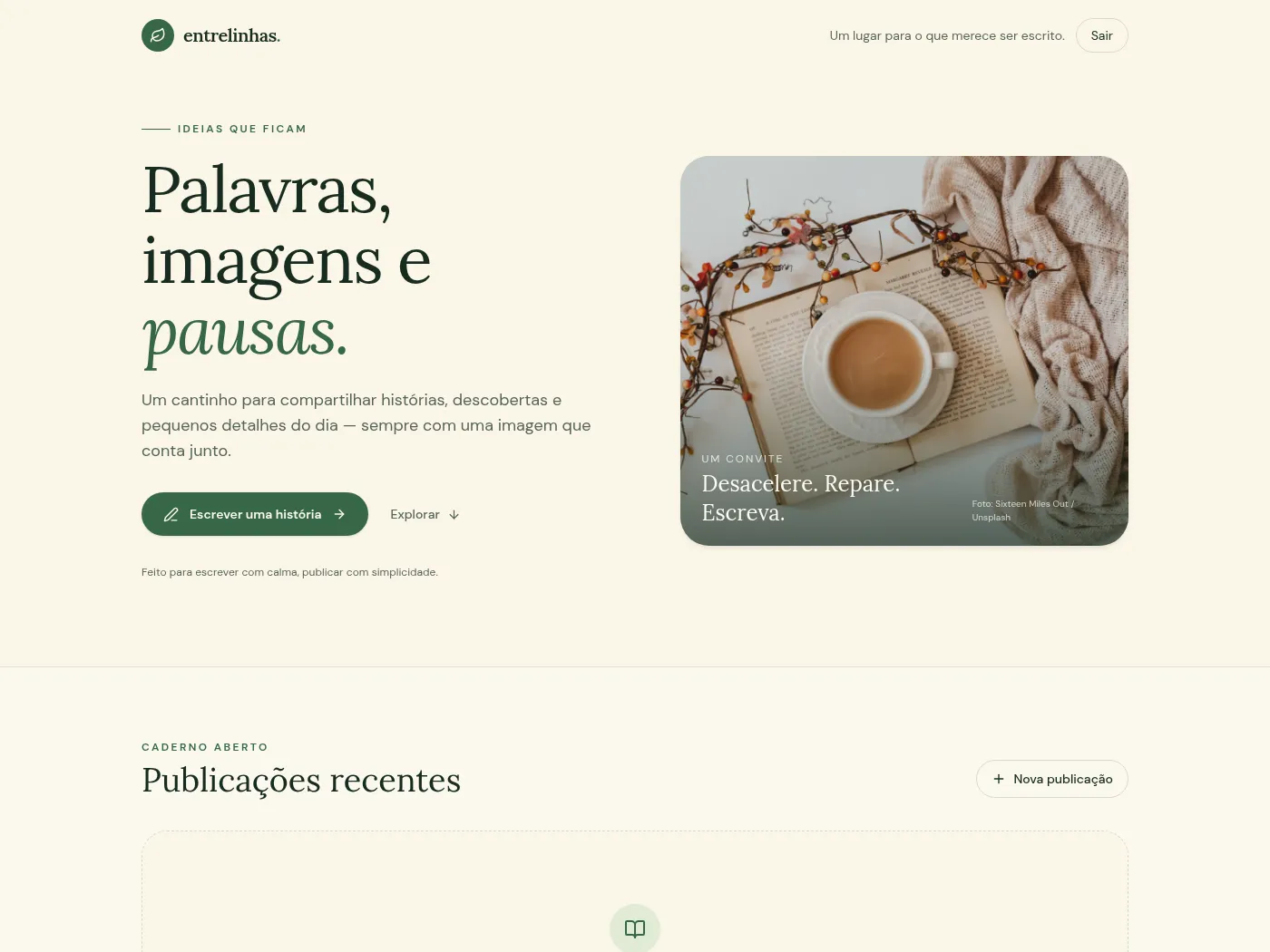 Imagem Blog Simples