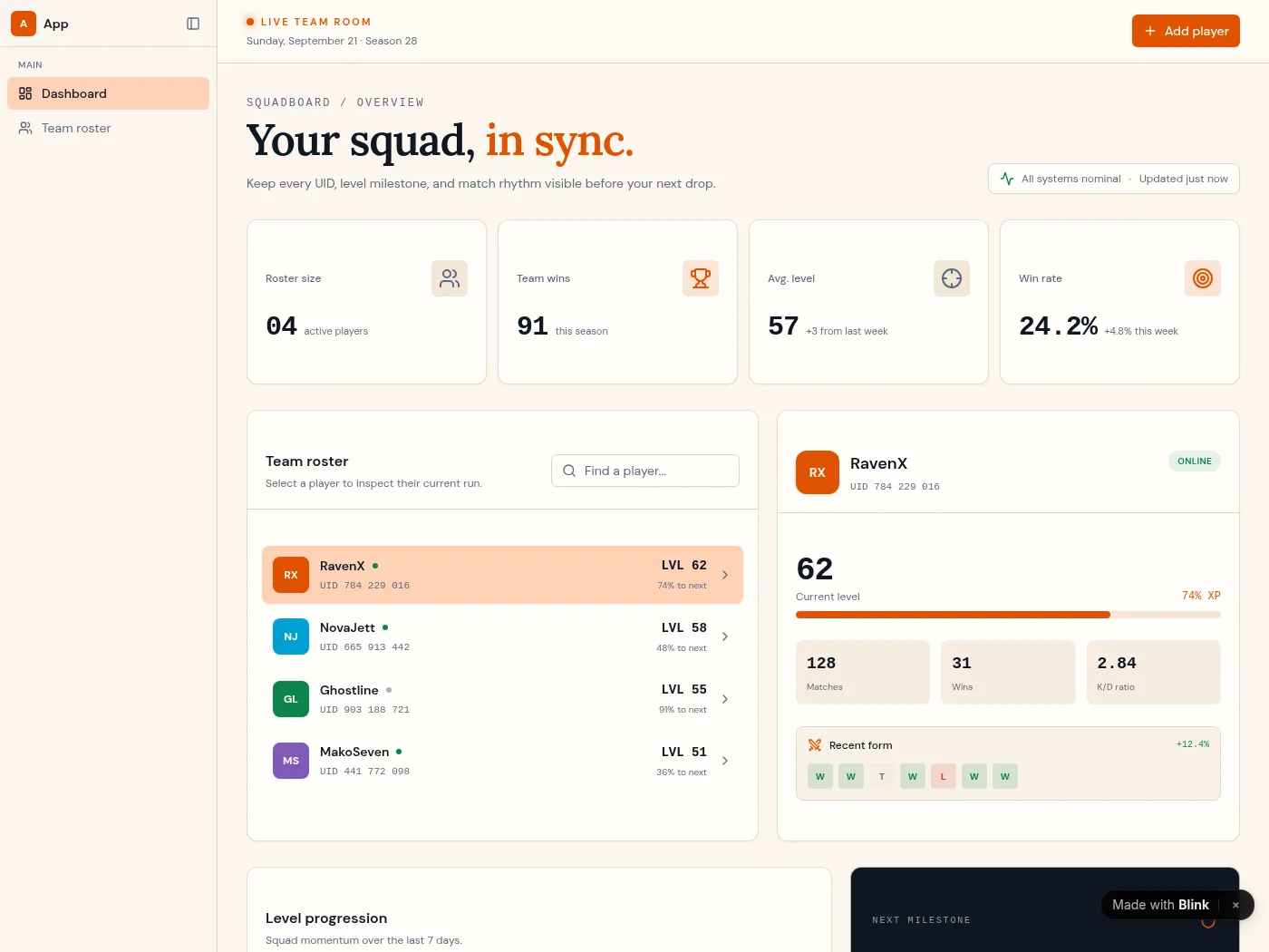 Free Fire Stat Tracker