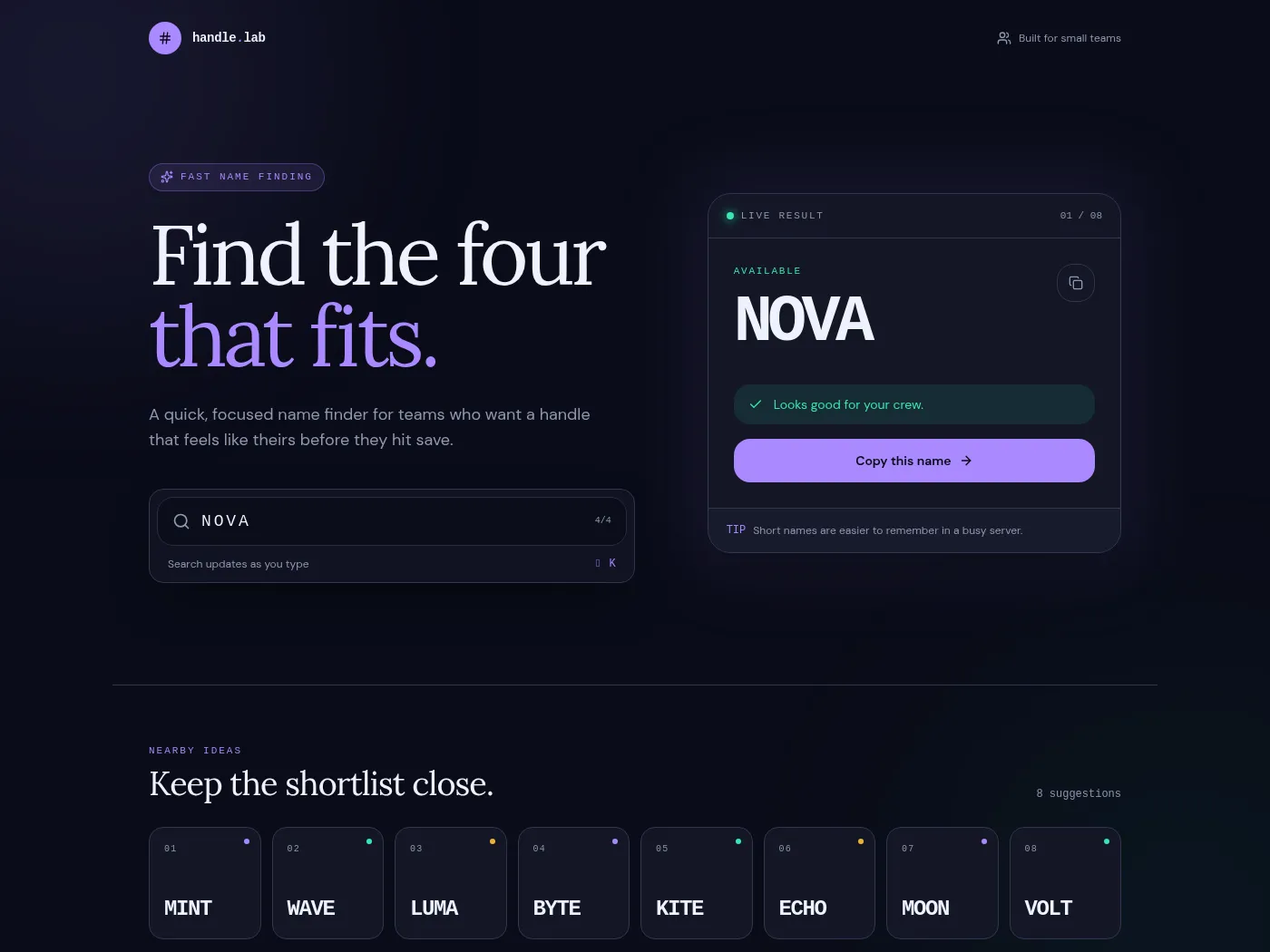Discord Name Finder