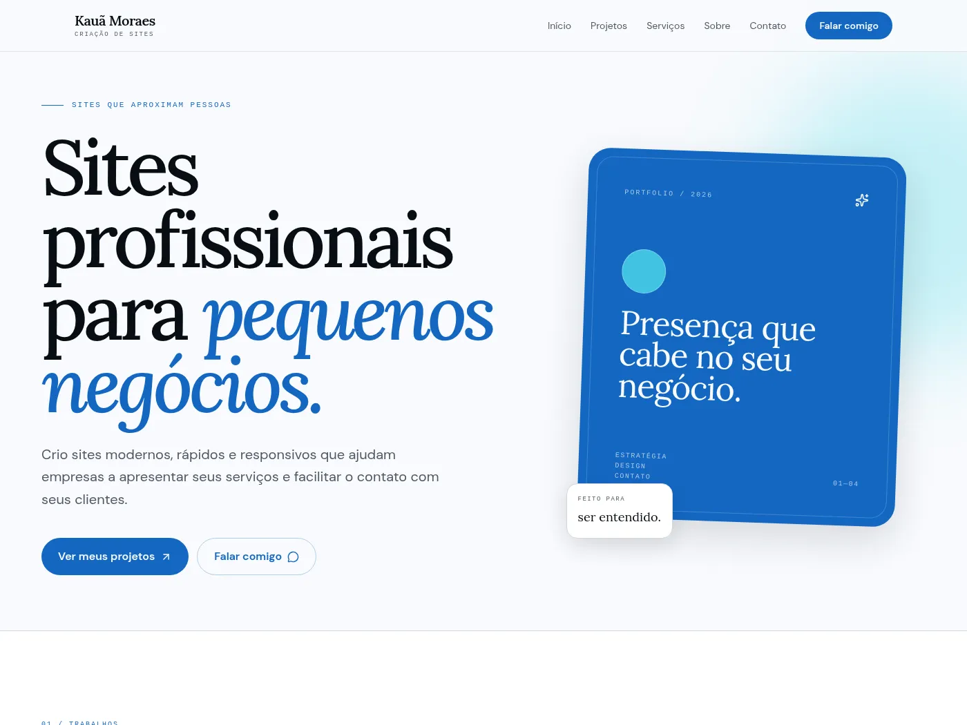 Kauã Moraes Portfolio