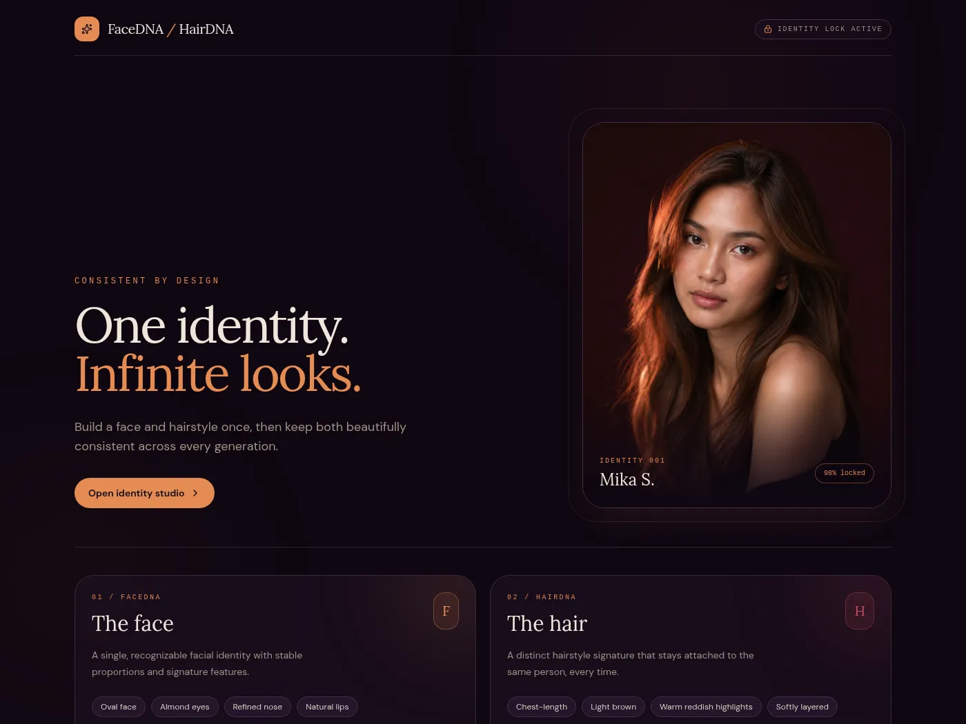 FaceDNA HairDNA App