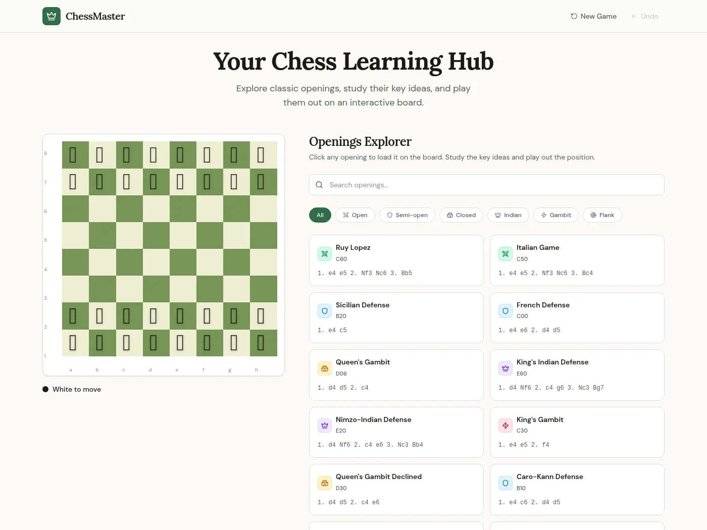 ChessMaster Web
