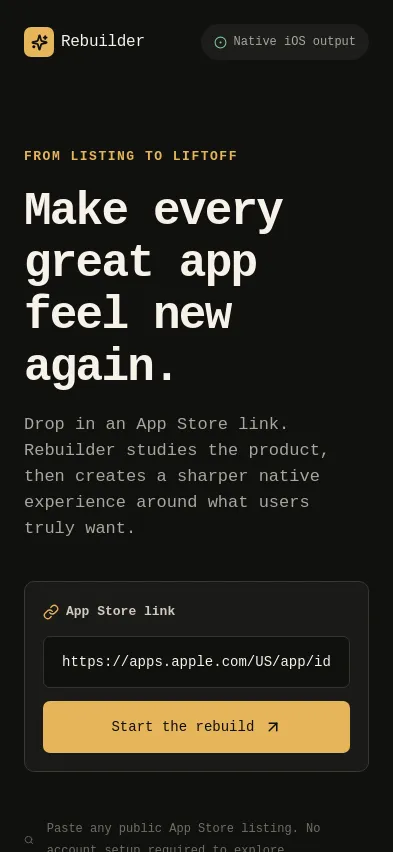 Blink App Rebuilder