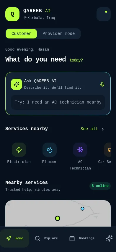 QAREEB AI