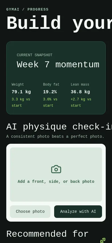 GymAI Progress Tracker