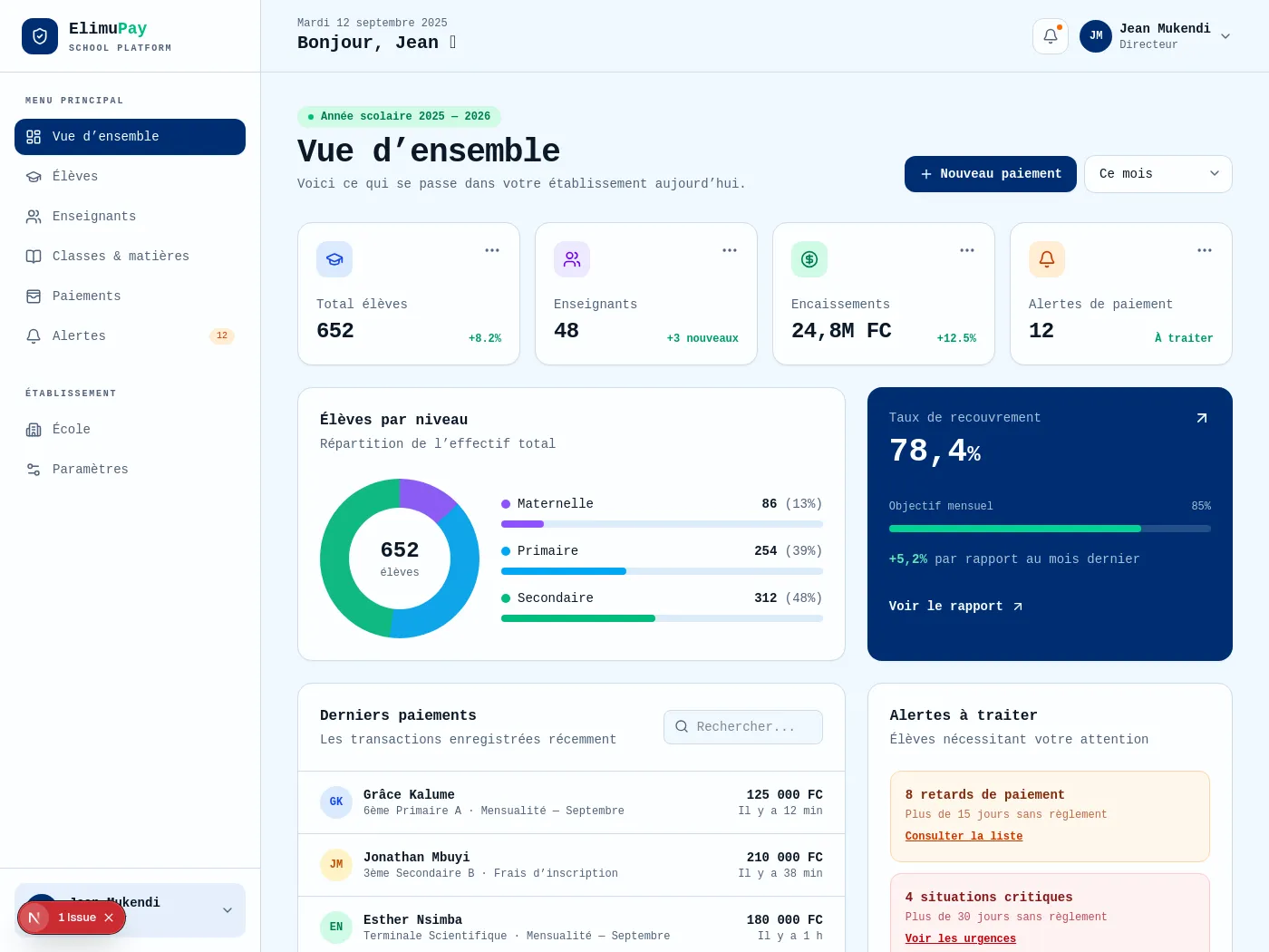ElimuPay School Platform