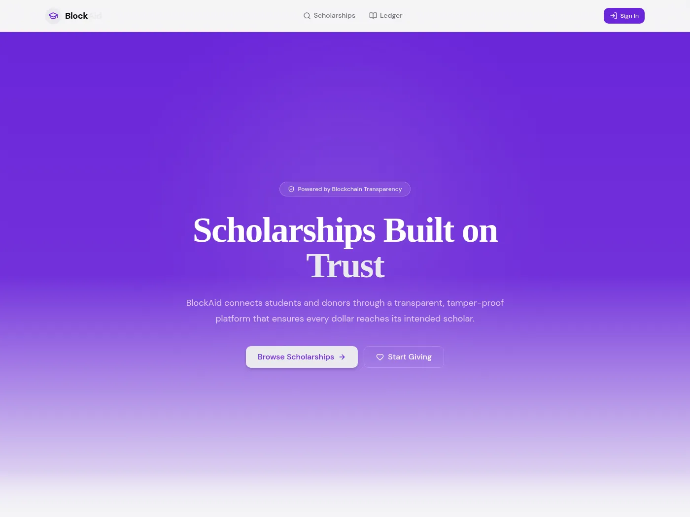 BlockAid Scholarships