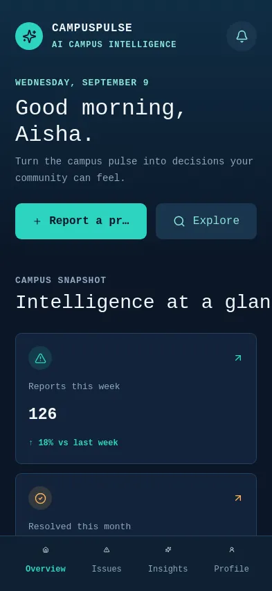 CampusPulse AI