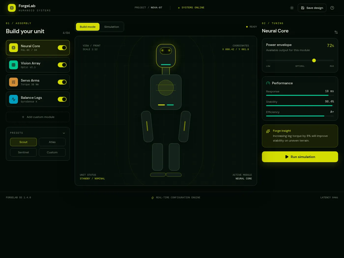 HumanoidBot Builder