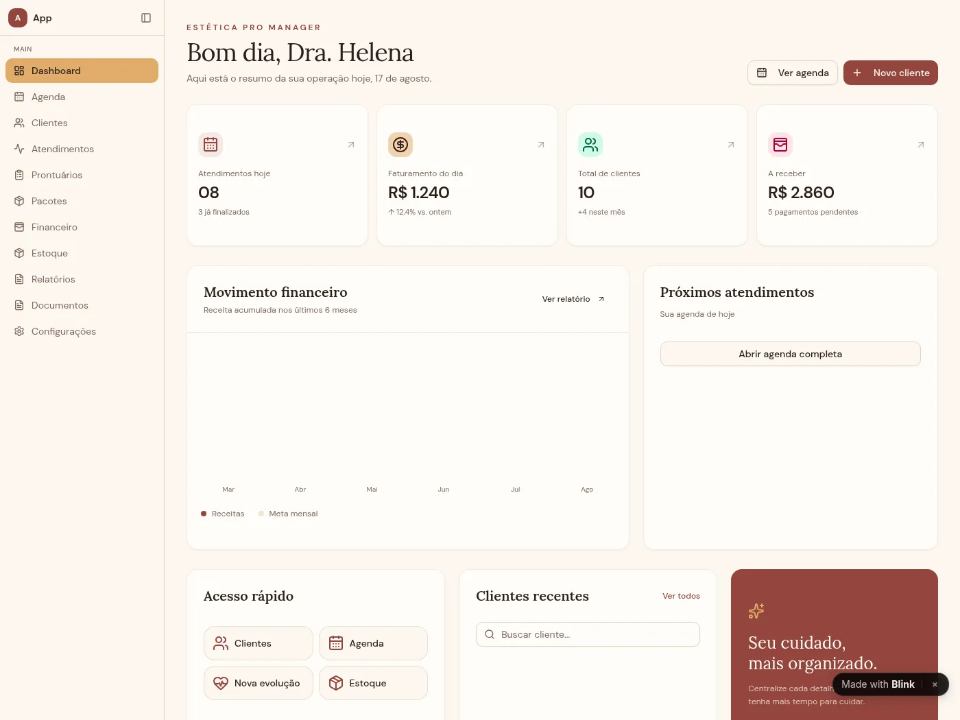Estética Pro Manager