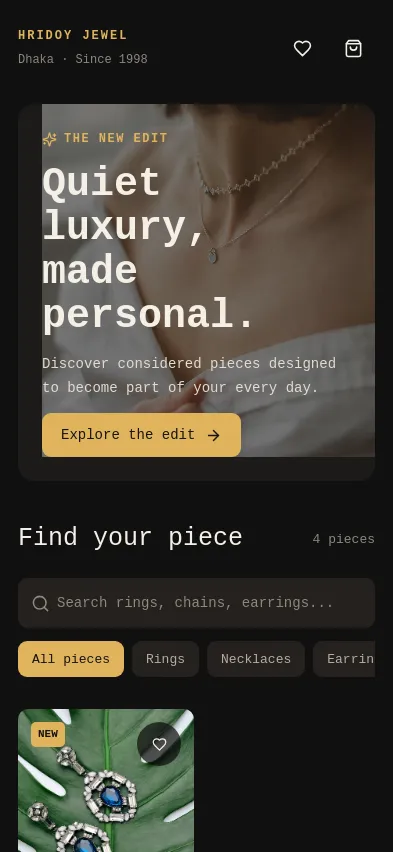 Hridoy Jewel Mobile App