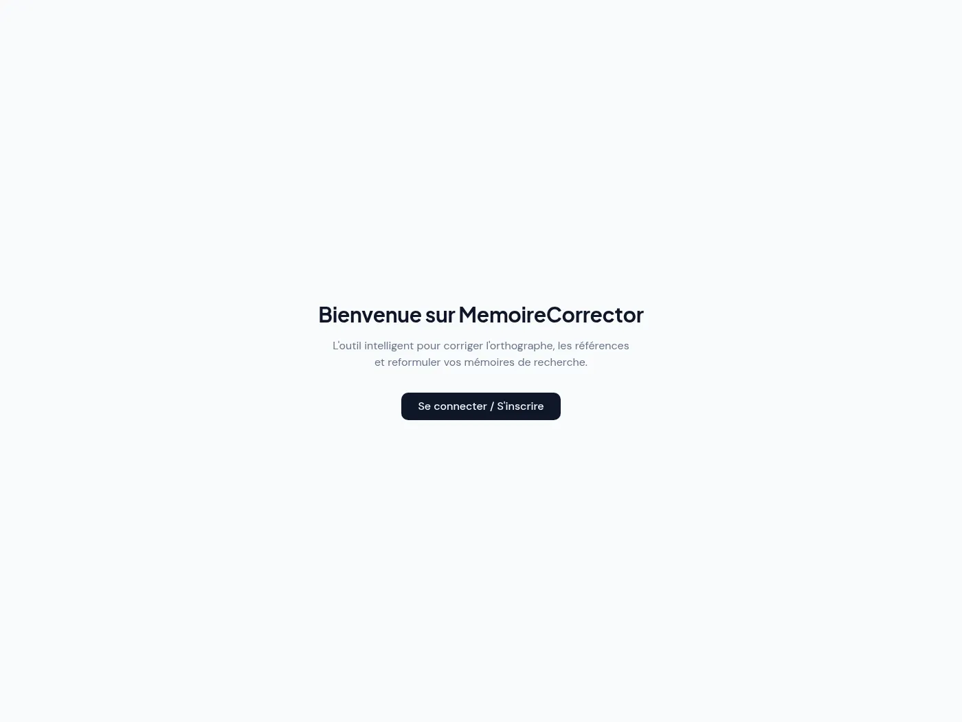 MemoireCorrector
