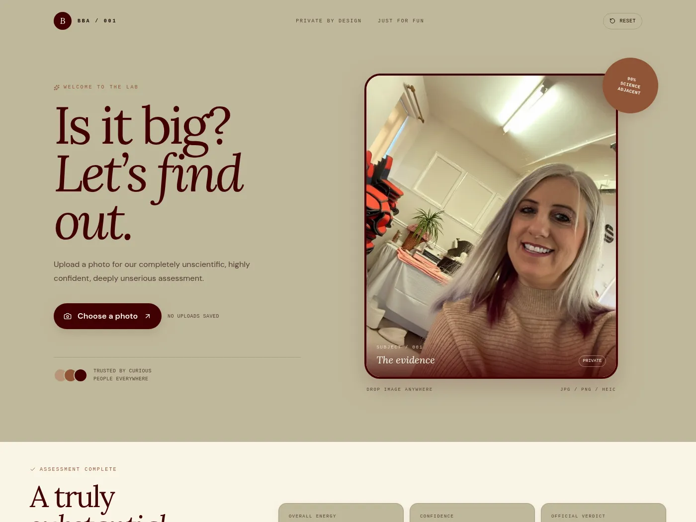 Big Butt Analyzer