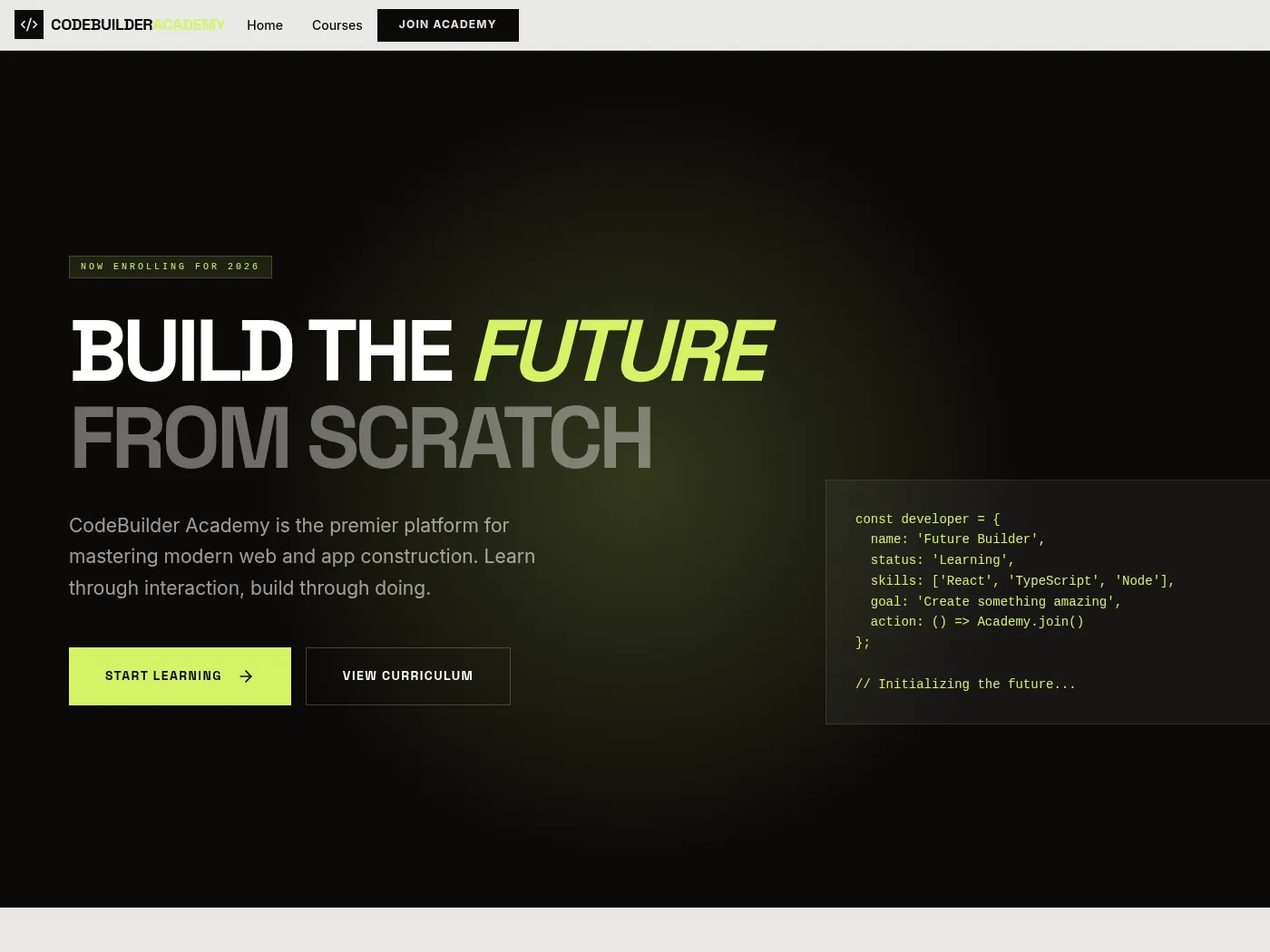 CodeBuilder Academy