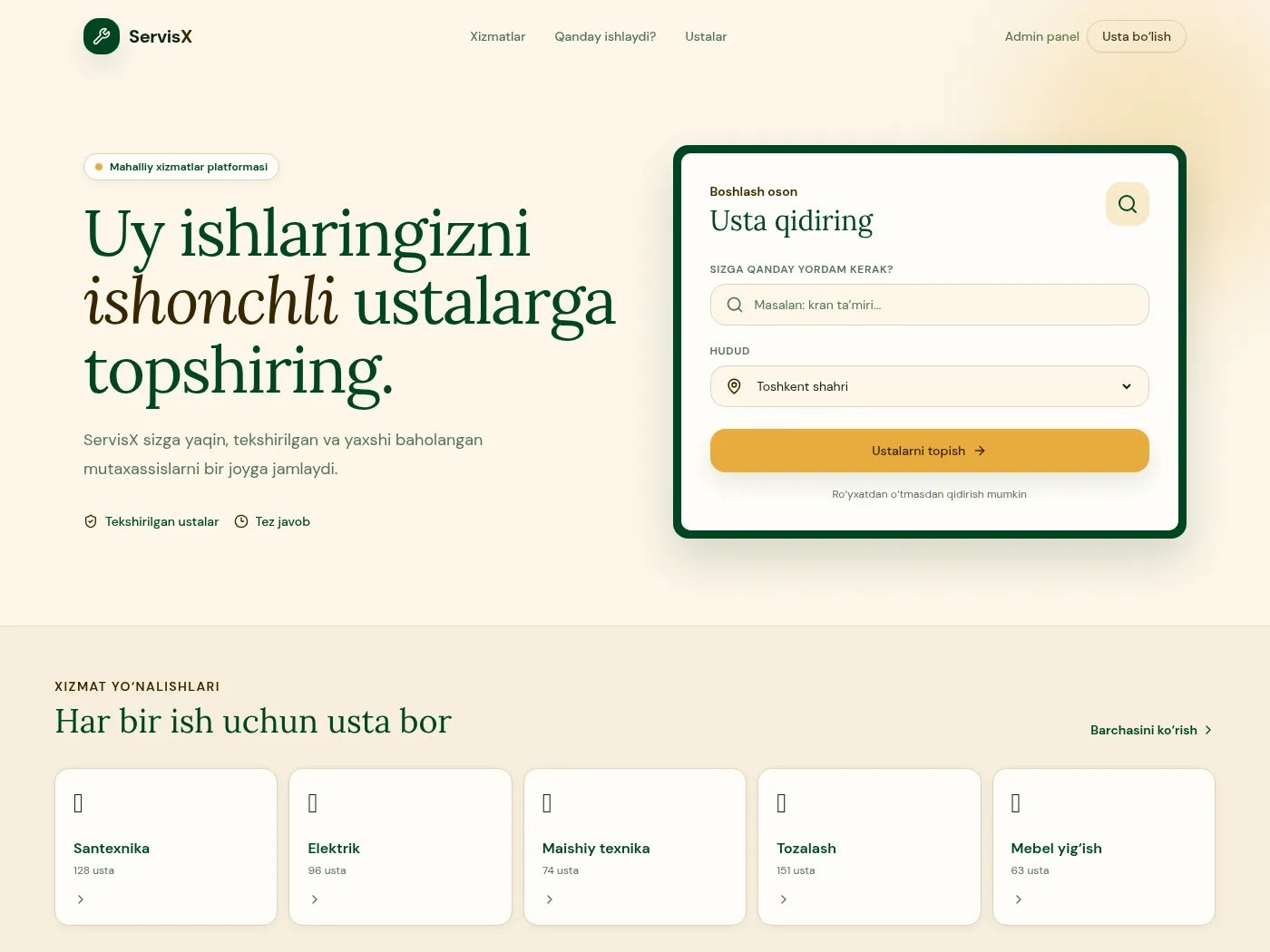 ServisX Local Services